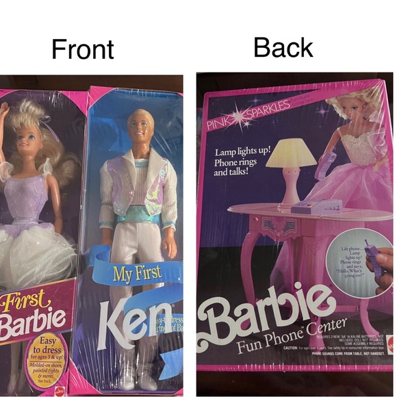 Barbie | Toys | Set Of My First Barbie My First Ken Barbie Pink ...